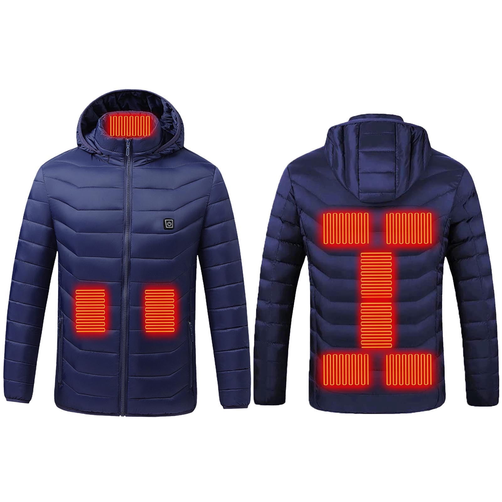Maqroz Heated Jackets for Men Women Outdoor Active Heating Puffer Coat ...
