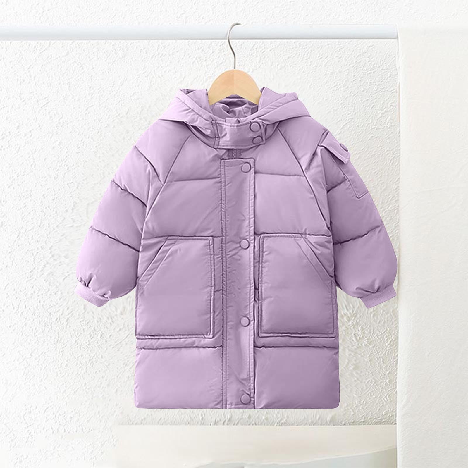 Maqroz Heavyweight Winter Jackets for Boys Girls Puffer Jacket Thick ...