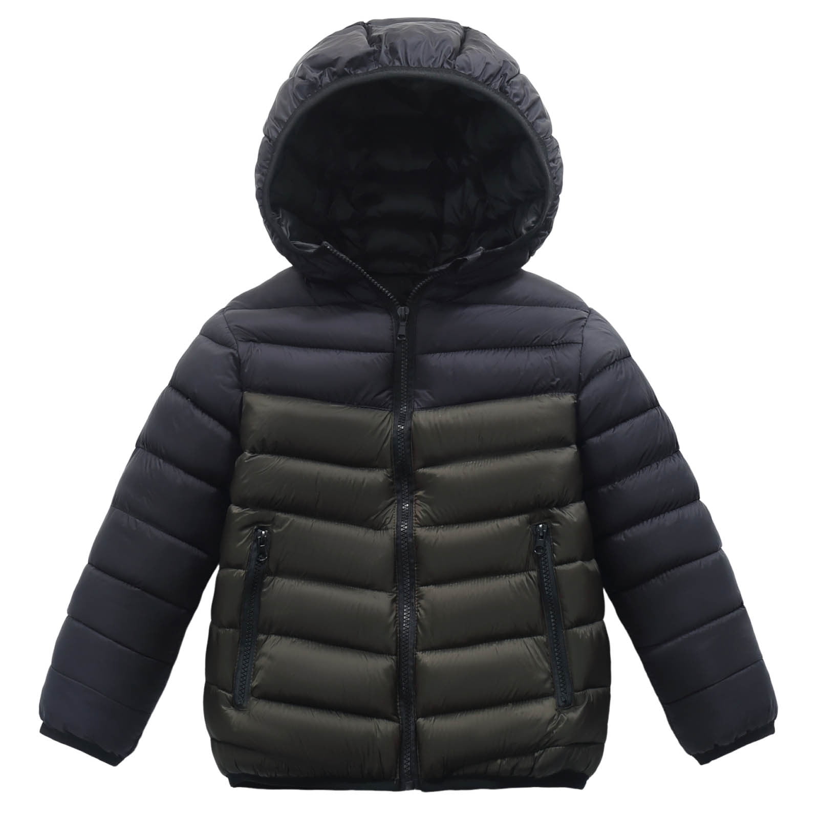 Maqroz Kids Packable Puffer Jacket Girls Boys Quilted Puffy Jacket Warm Winter Coats Thermal ...
