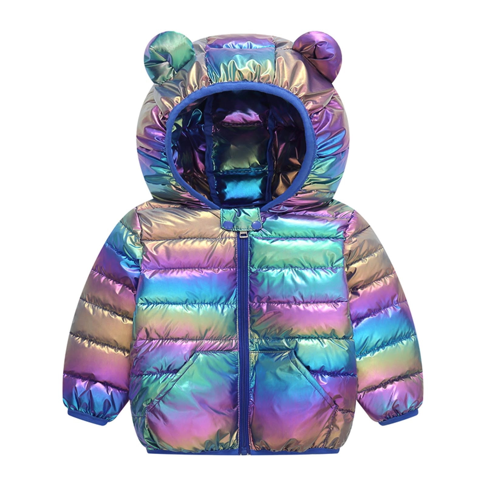 Maqroz Toddler Winter Coat Warm Girls Boys Puffer Jacket with Hood ...