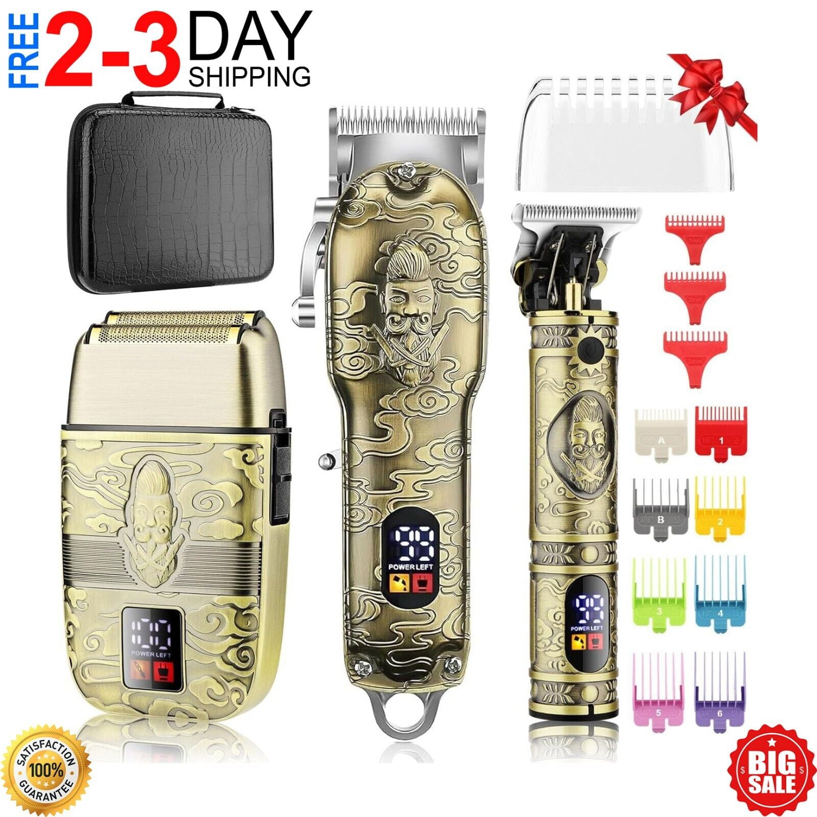 Maquina De Cortar Cabello Para Afeitar Recortadora Recortar Kit Pelo ...