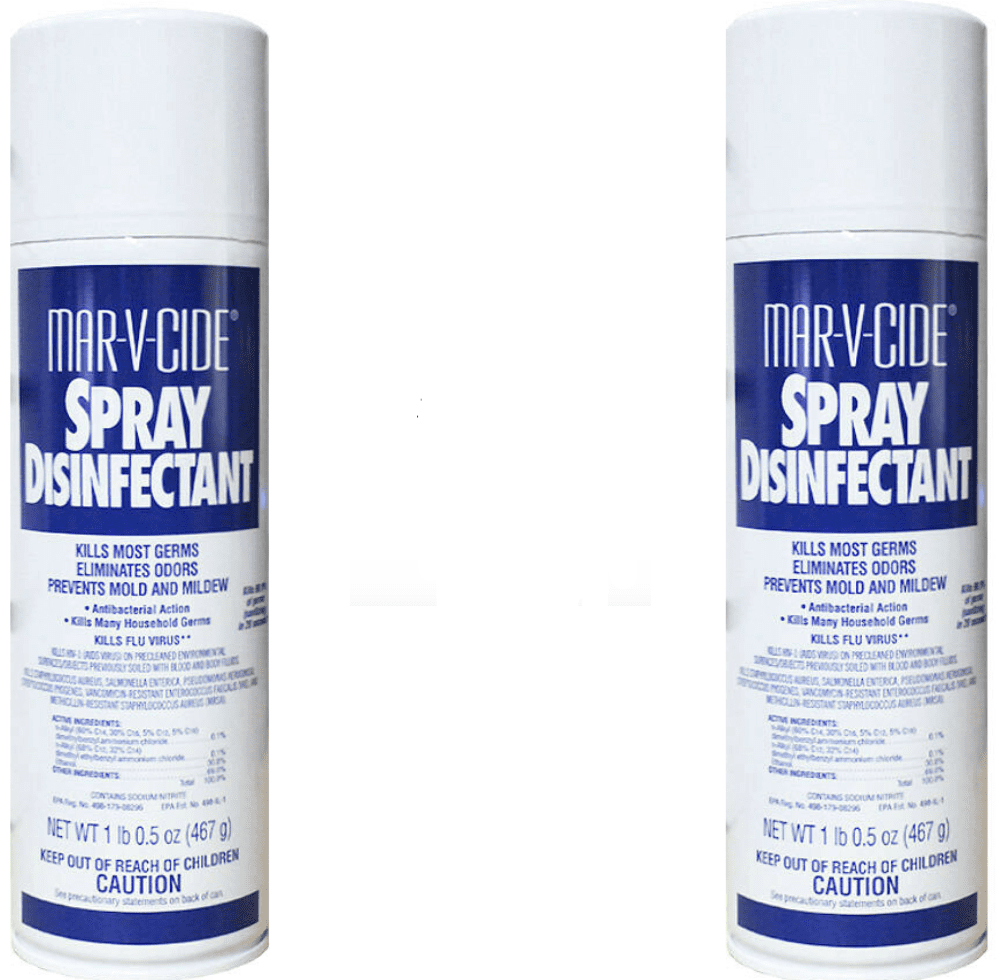 Mar-V-Cide Spray Disinfectant, Eliminates Odors, Kills 99.9% Germs ...