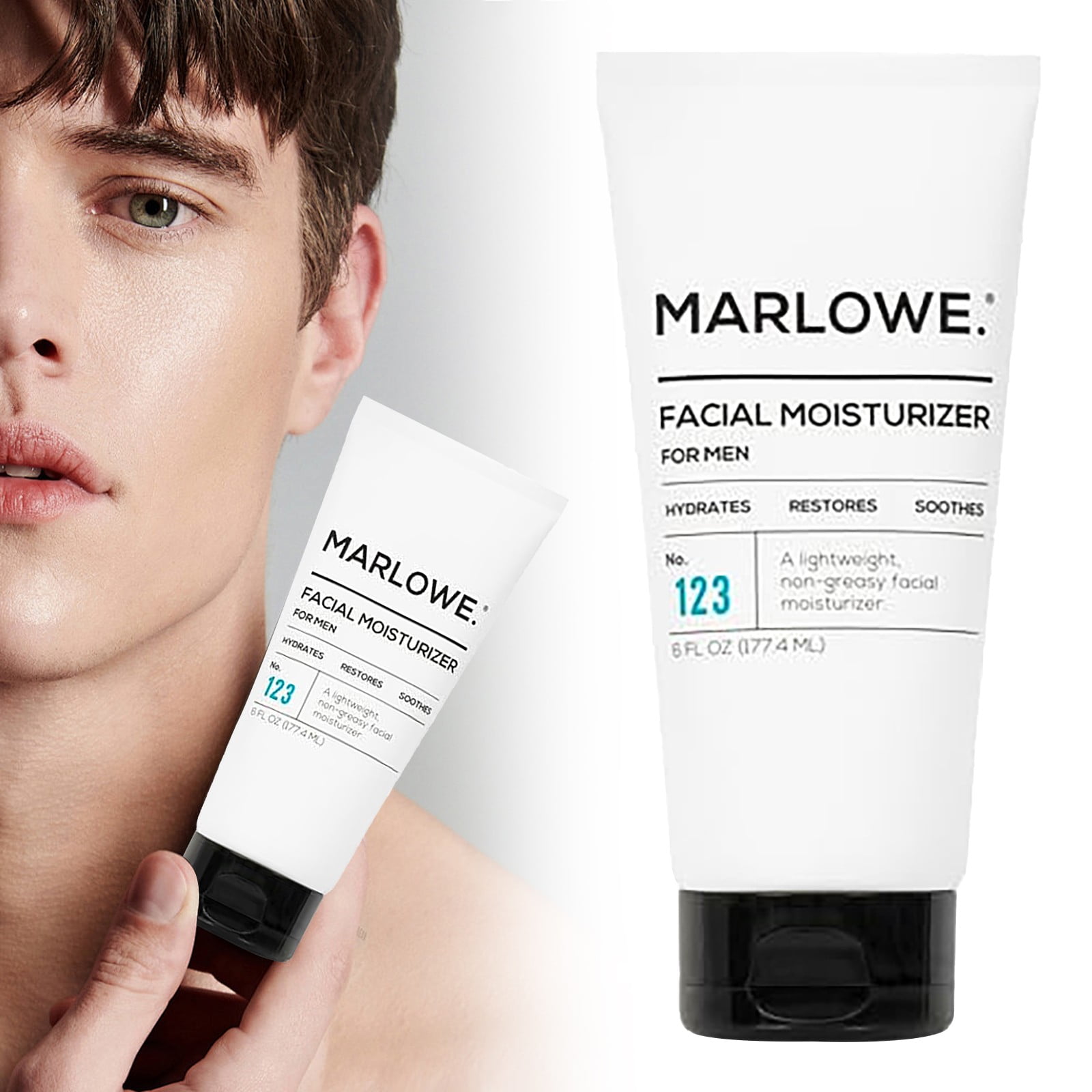 Mar®lowe Men's Facial Lotion with Oil Lightweight Daily Moisturizer for ...