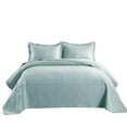MarCielo 3-Piece Elegantly Embroidered 100% Cotton Oversized Quilt ...