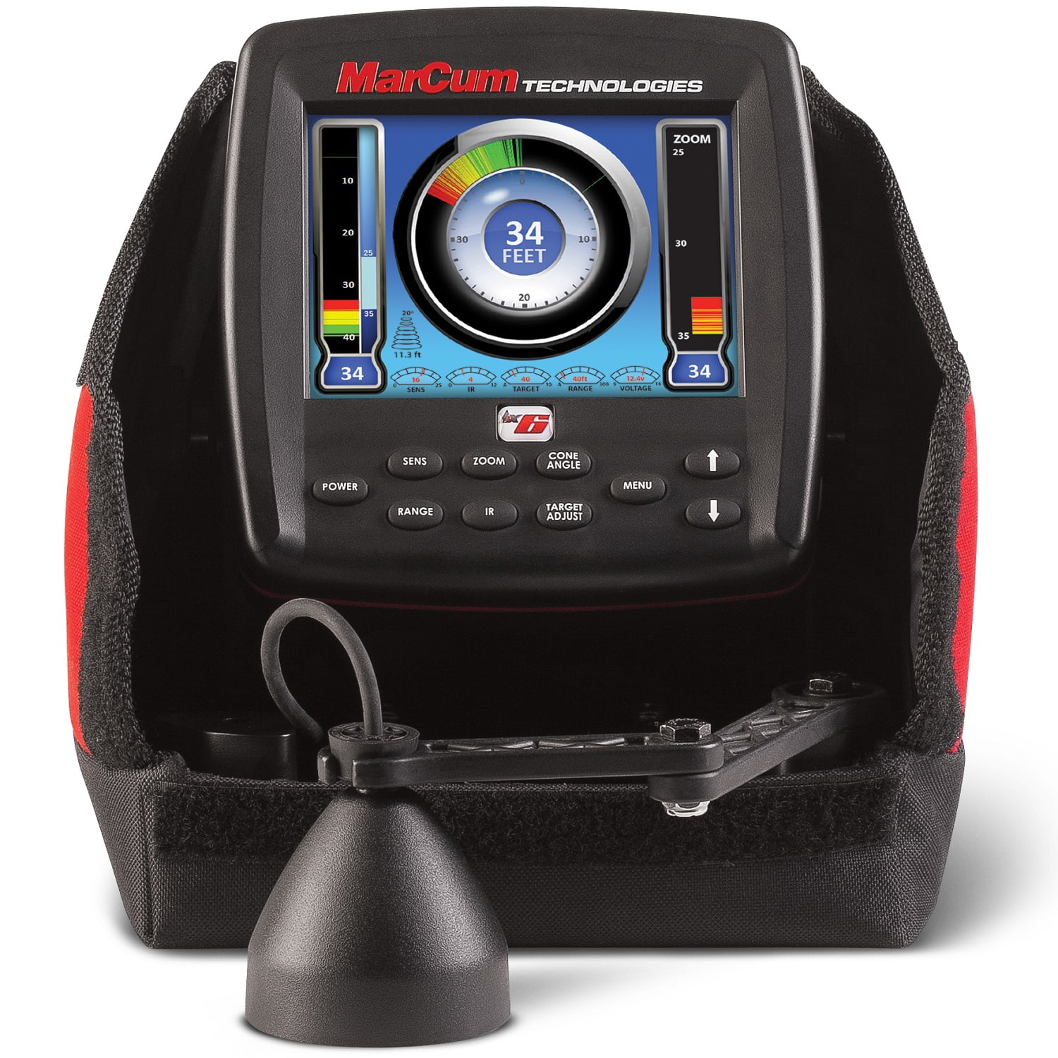 MarCum Technologies - LX-6s Fishfinder - Black - Walmart.com