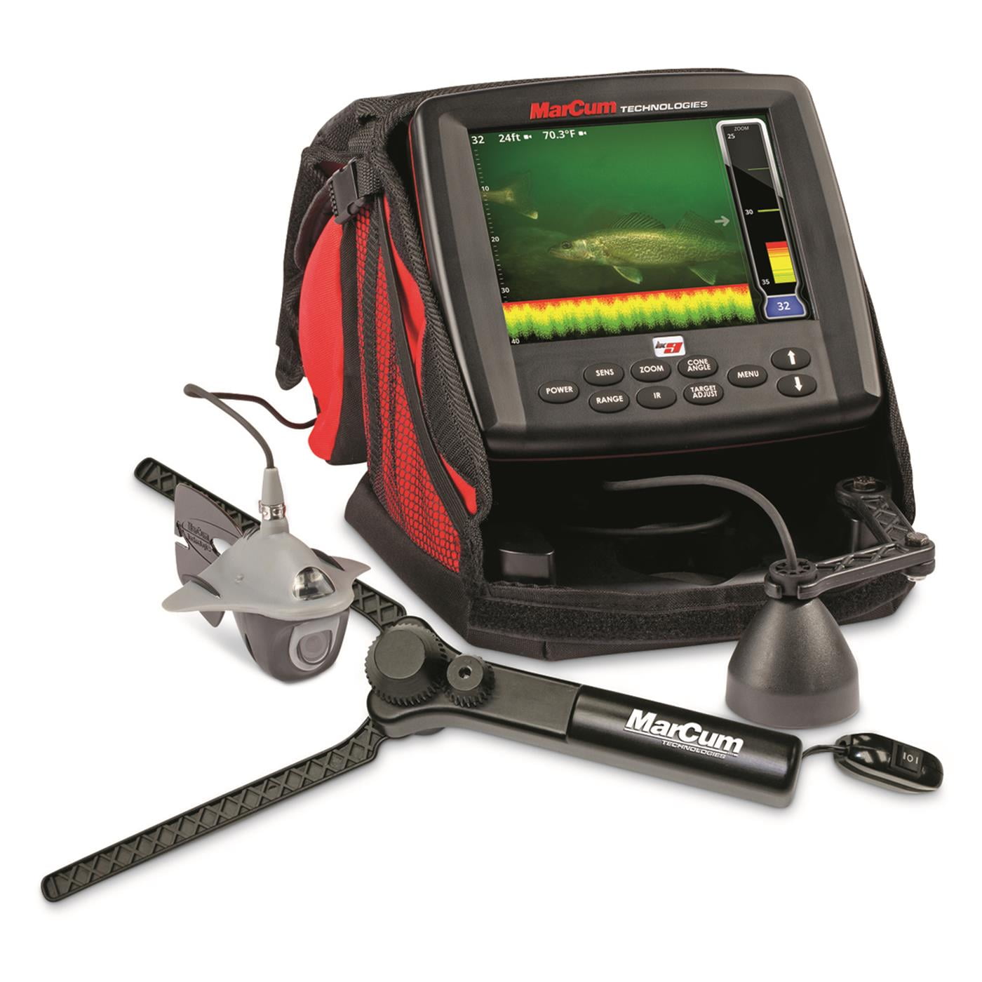 MarCum LX-9L Digital Sonar/Underwater Camera Ice Fishing System ...