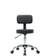 Low Rolling Stool with 360° Wheels, Roller Seat Stool Chair with PU ...