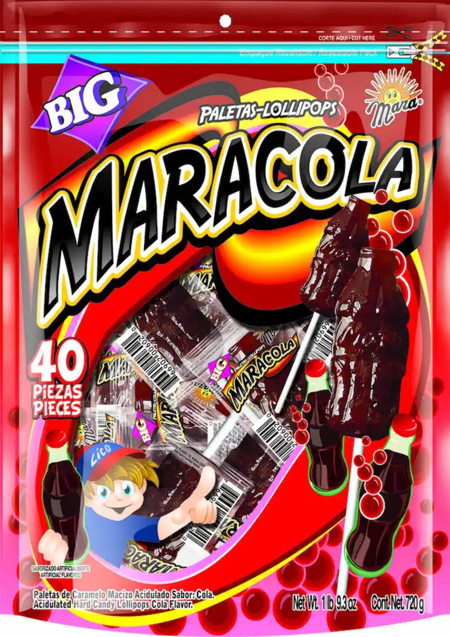 Mara Big Maracola Lollipos 40 ct - Walmart.com