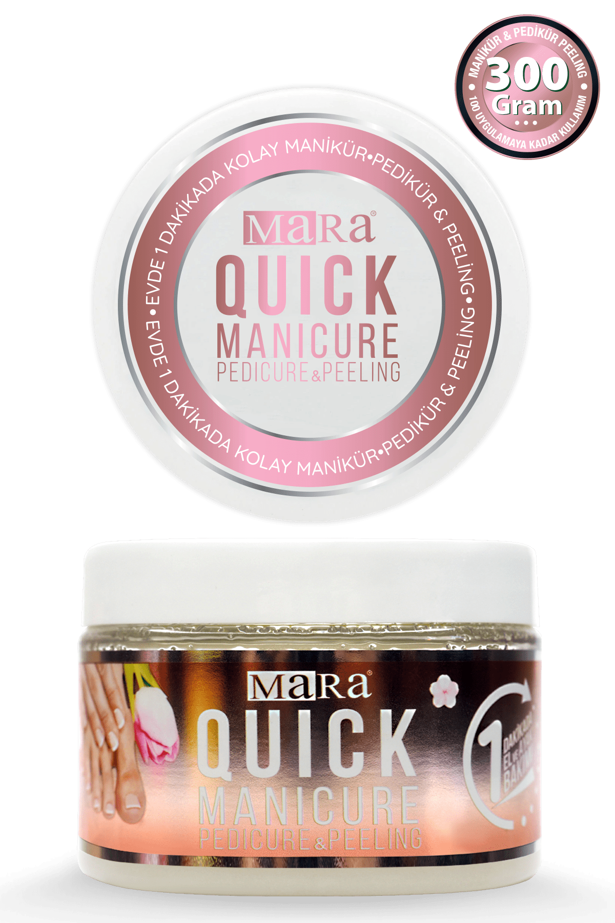 Mara Quick Manicure & Pedicure Peeling Family Set, 2 Pieces x 300g ...