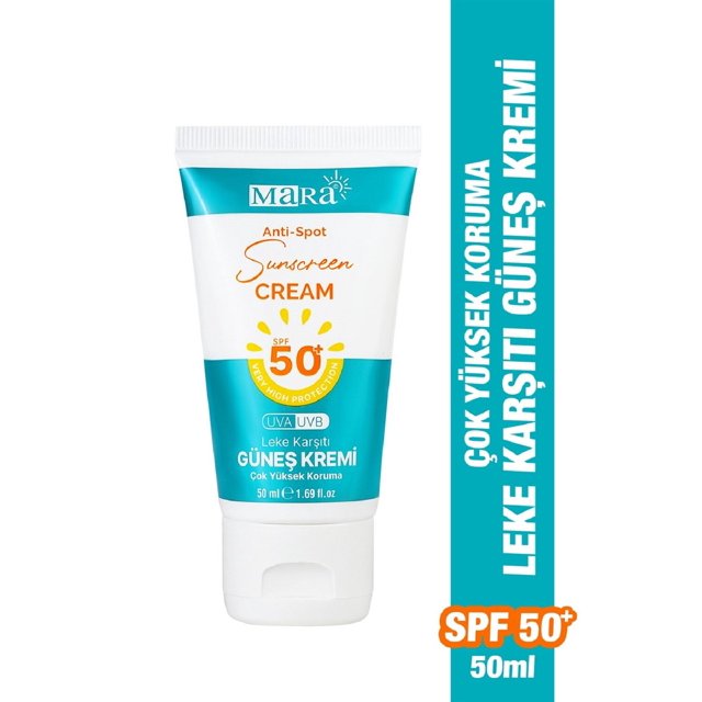 Mara Sunscreen Cream SPF 50+ Anti-Spot, 50 ml - Walmart.com