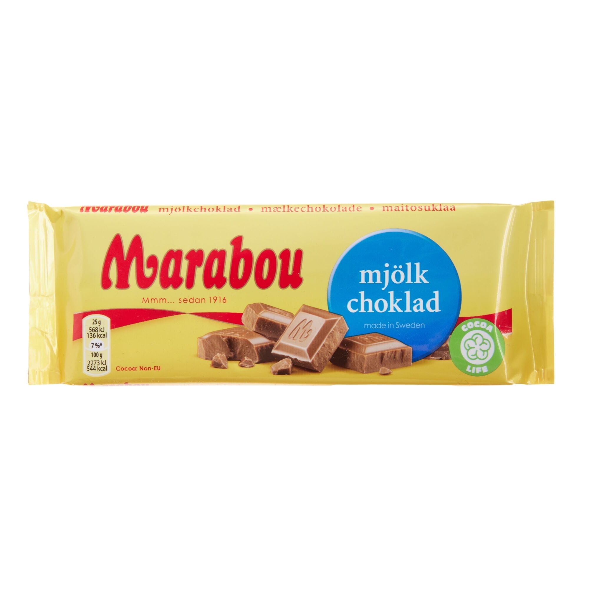 Marabou Milk Chocolate Bar 3.52 oz. Pack of 3 - Walmart.com