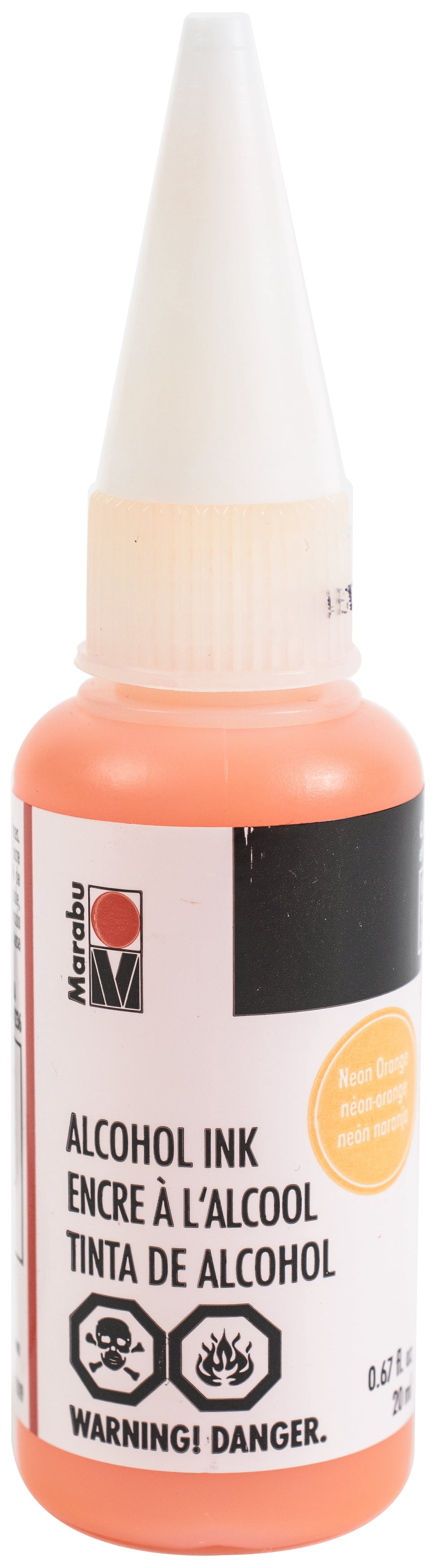 Marabu Alcohol Ink 20ml-Neon Orange - Walmart.com