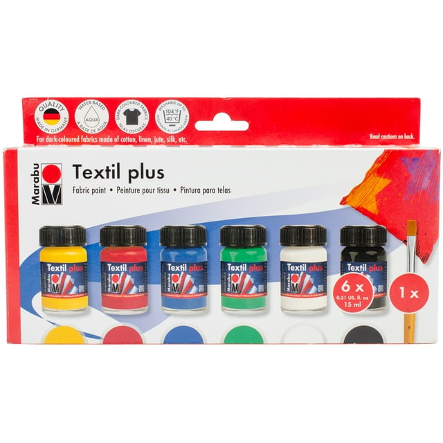 Marabu Textile Plus Starter Set - Walmart.com