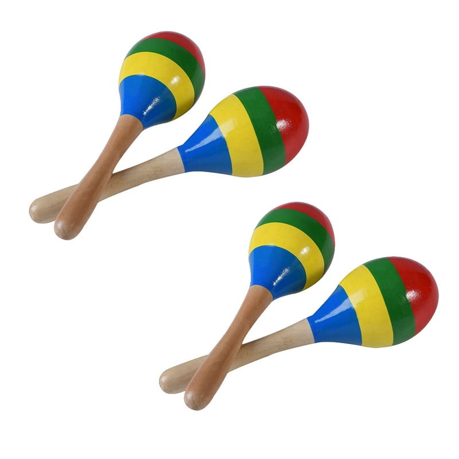 Maracas Hand Percussion Rattles, Wooden Rumba Shaker Musical Instrument ...