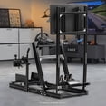 Marada 4080 Aluminum Racing Simulator Cockpit, equipped with a single ...