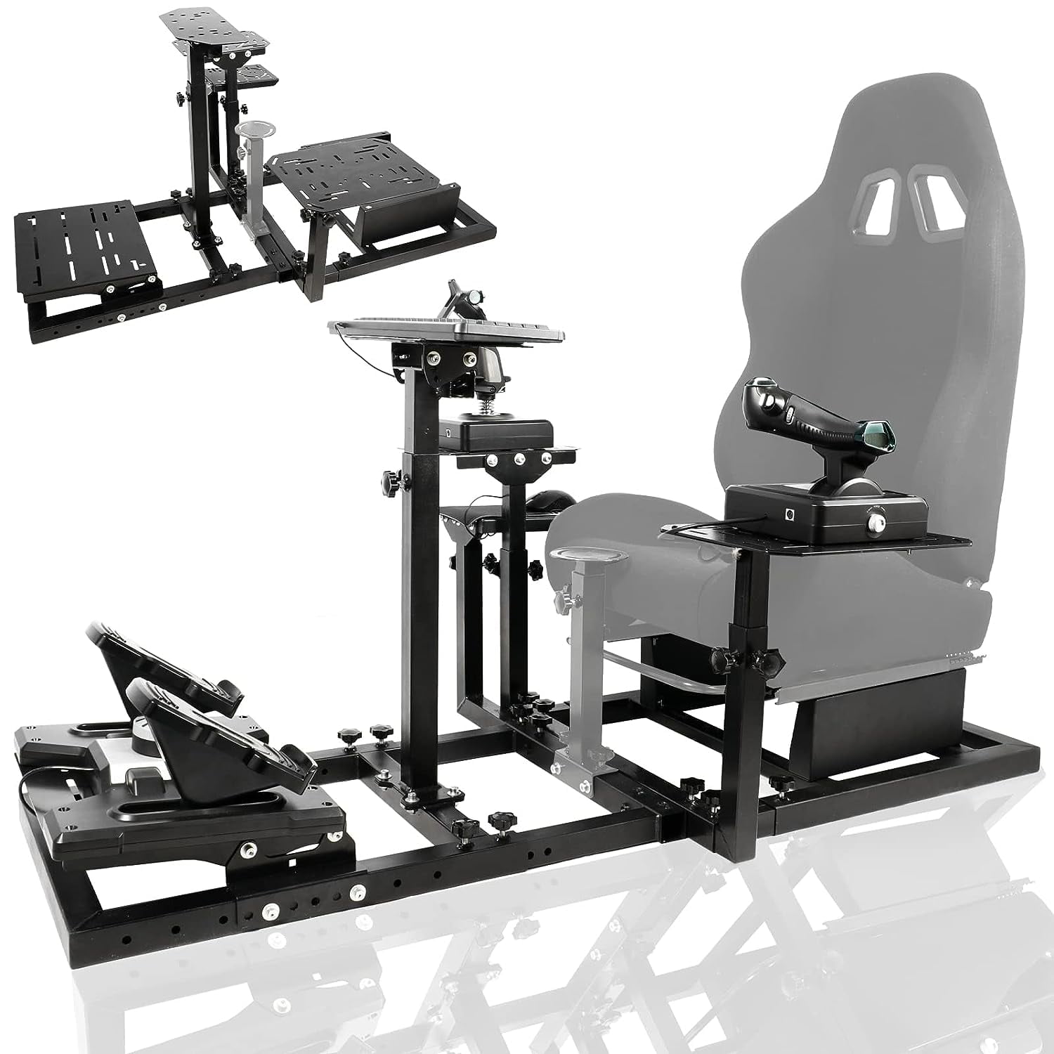 Marada Flight Racing Simulation Cockpit Fit for Thrustmaster HOTAS ...