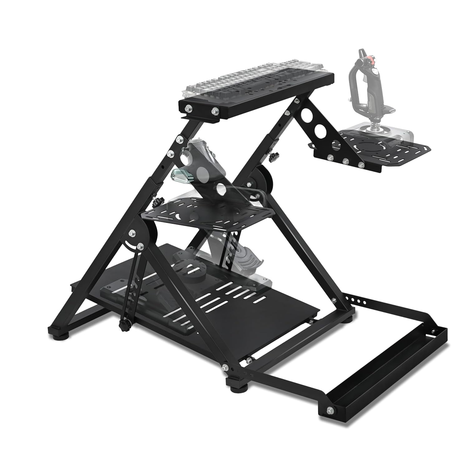 Marada Foldable Racing Wheel Stand Flight Sim Cockpit Compatible with ...