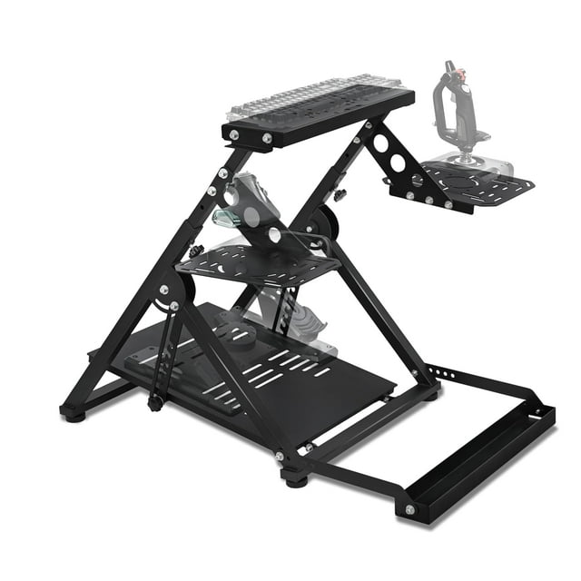 Marada Foldable Racing Wheel Stand Flight Sim Cockpit Compatible with ...