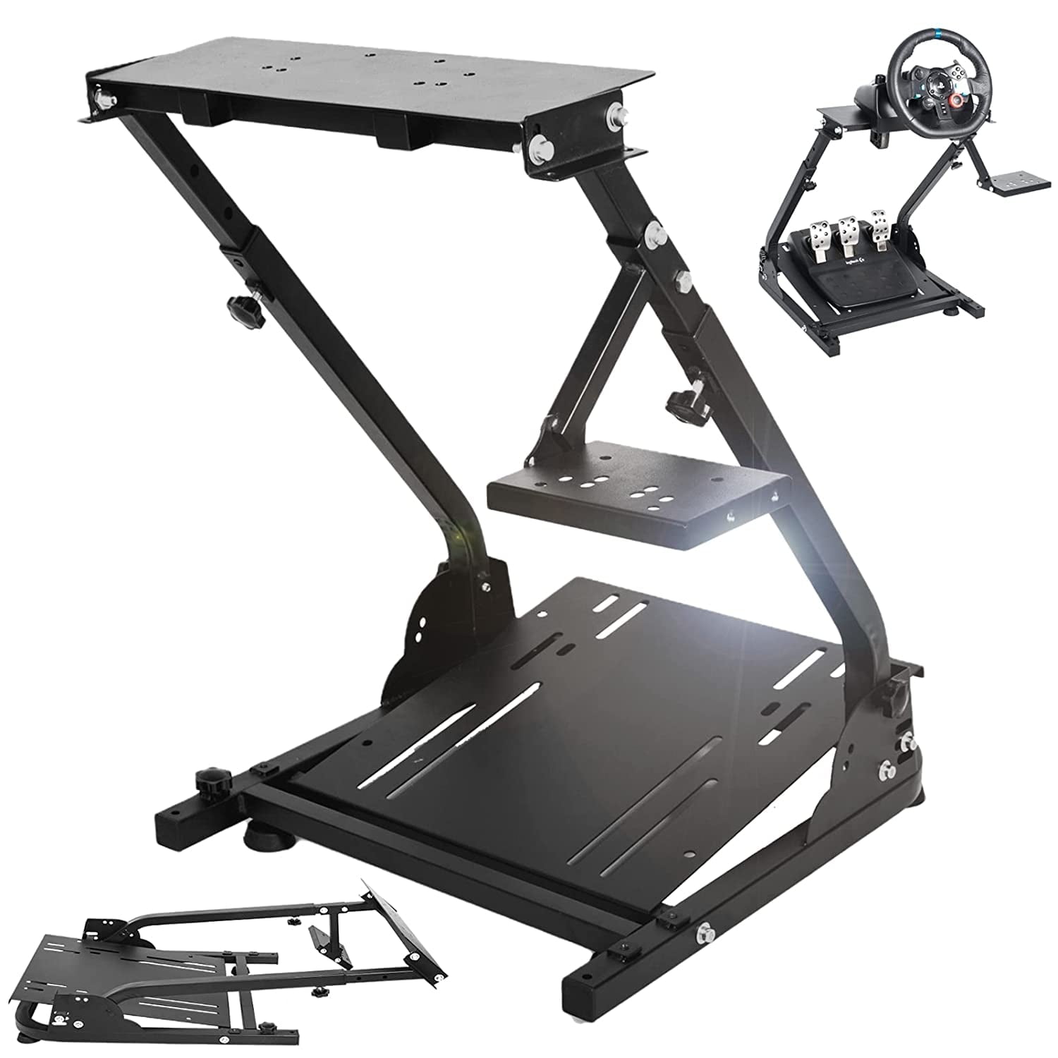 Marada G29 Racing Wheel Stand, Foldable & Adjustable, Fits Logitech G27 ...