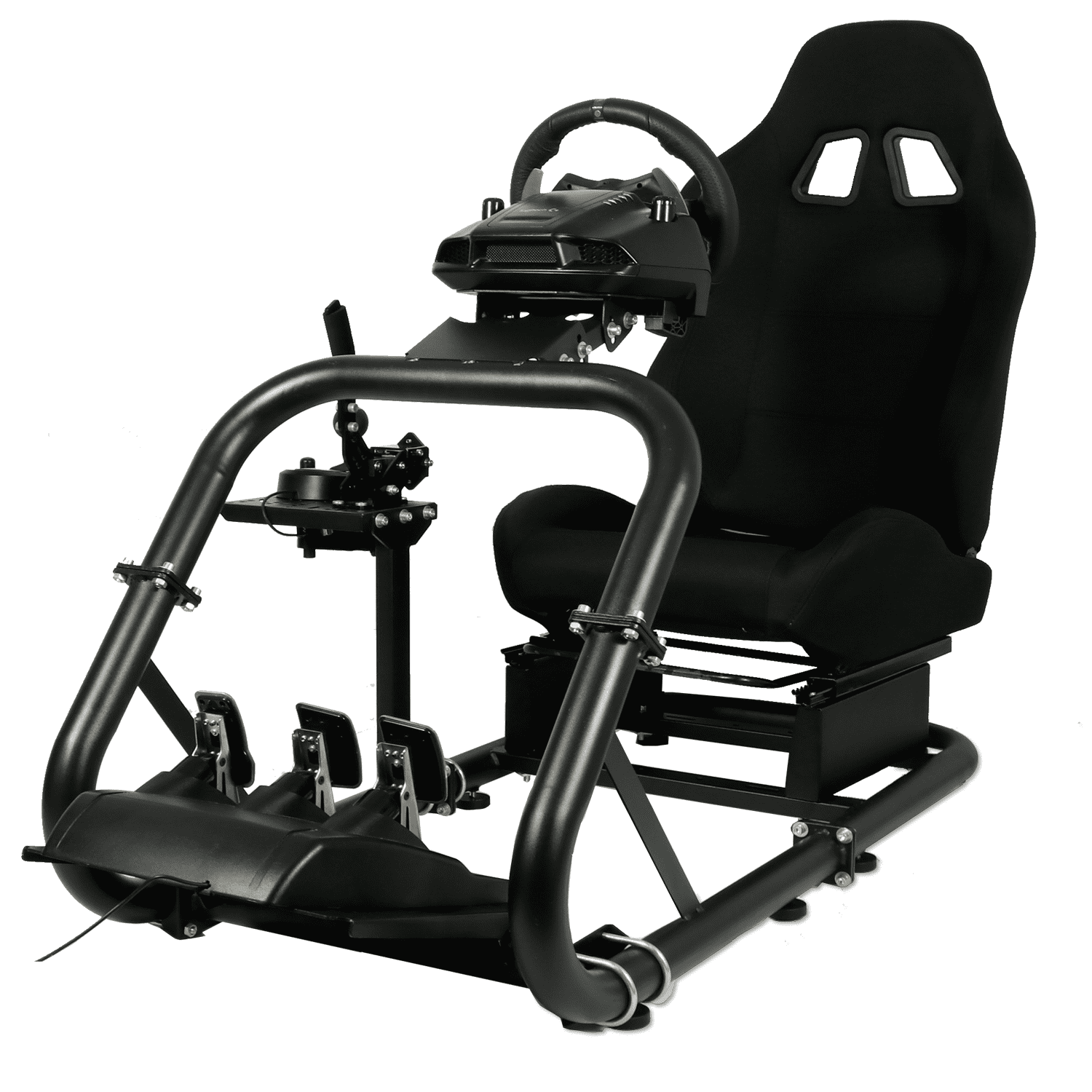 Marada Racing Simulator Cockpit Stand with Game Seat Fit for G25 G27 ...