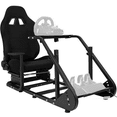 Marada Racing Simulator Cockpit with Black Seat Wheel Stand Fit ...