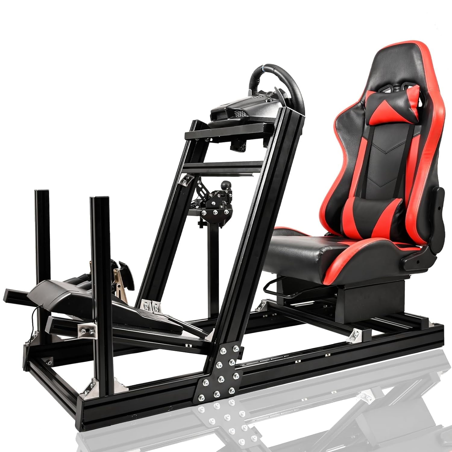 Marada Sim Racing Cockpit Wheel Stand Adjustable for ThrustmsterT80 ...