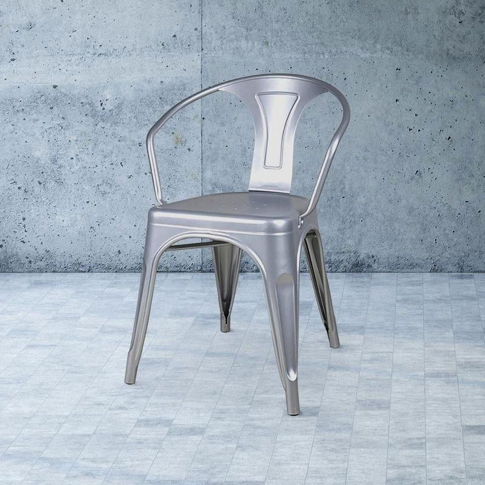 Marais A Arm Chair with Metal Seat - Walmart.com