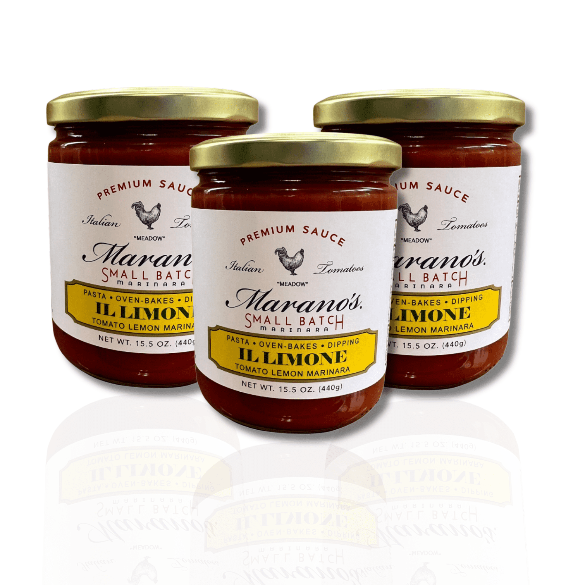 Marano's Small Batch Premium Pasta Sauce, IL Limone, 15 oz. (Pack of 3 ...