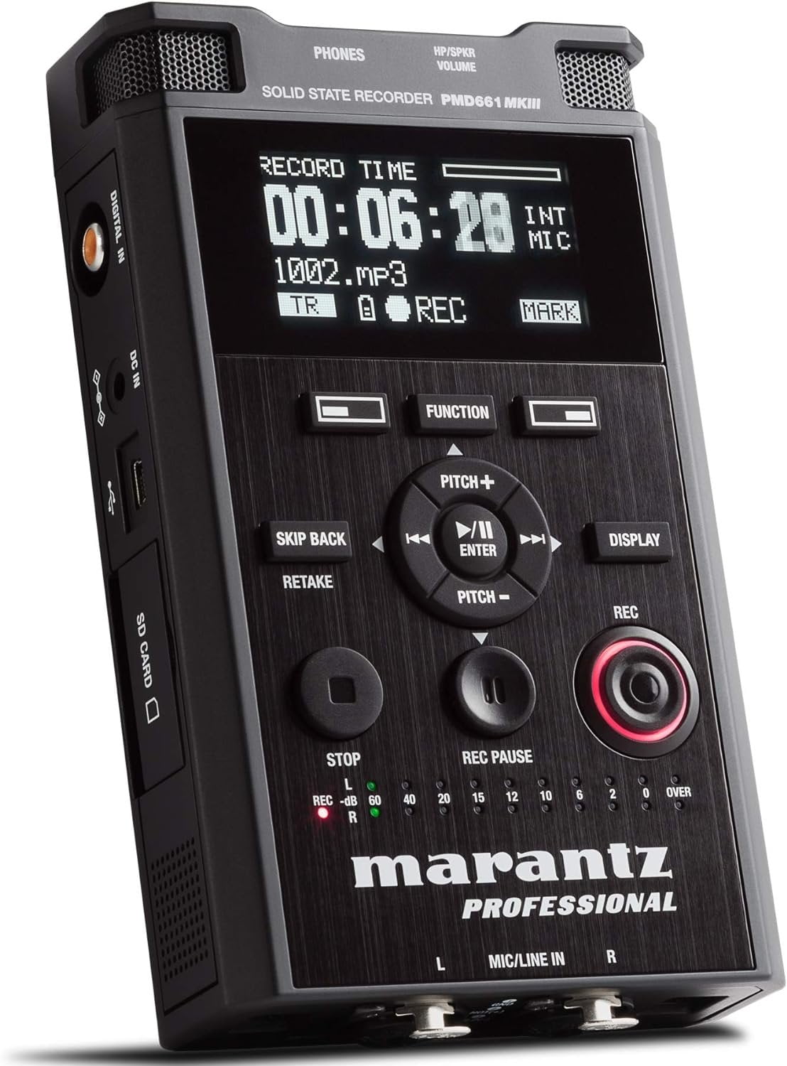 Marantz Professional PMD-661MKIII Handheld Solid-State Recorder ...