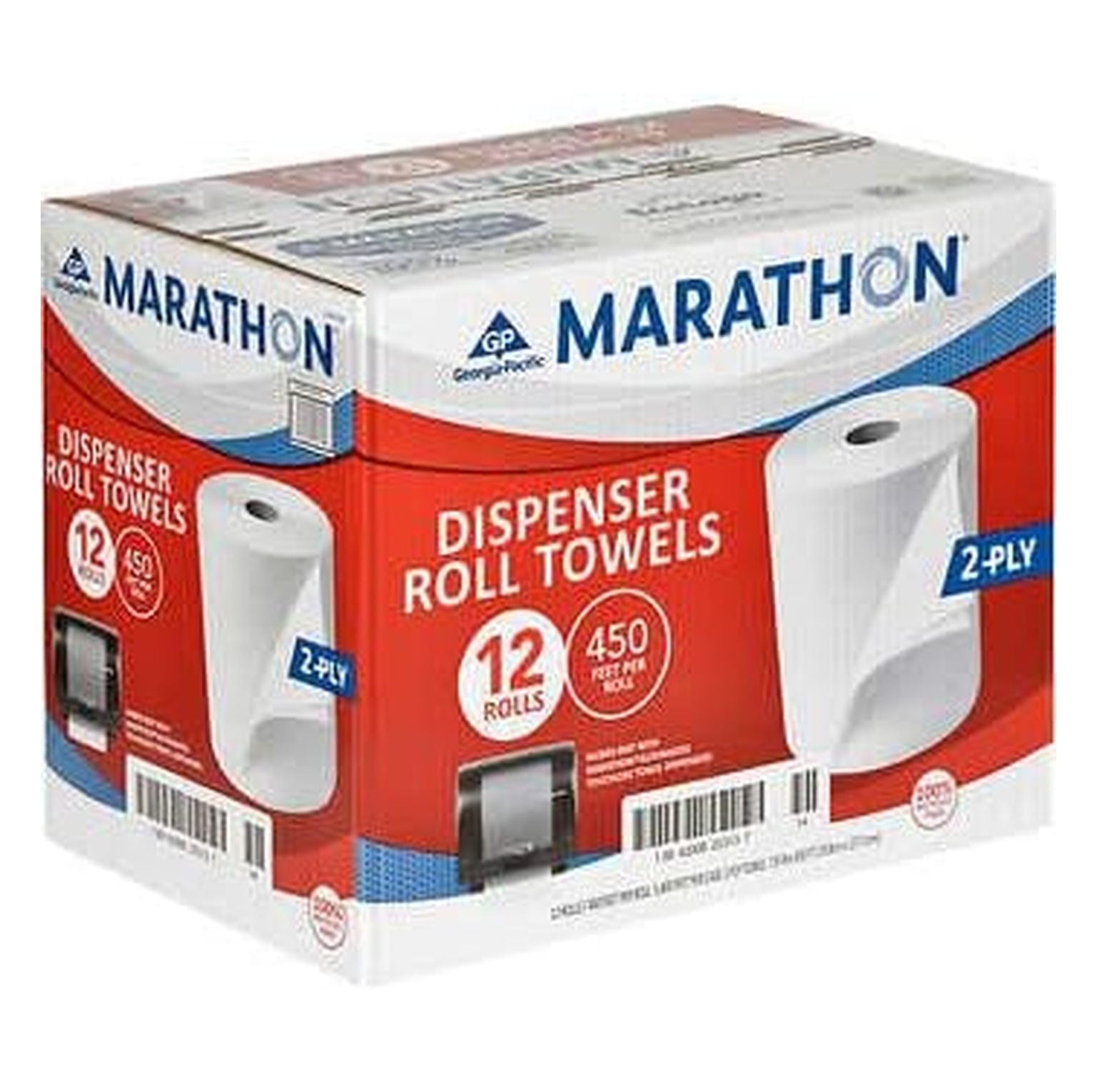 BE Good Company Marathon 2-ply House Hold Dispenser Paper Towel Rolls ...
