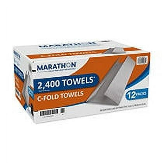 Marathon C-Fold Towels - 2400 ct. - Walmart.com