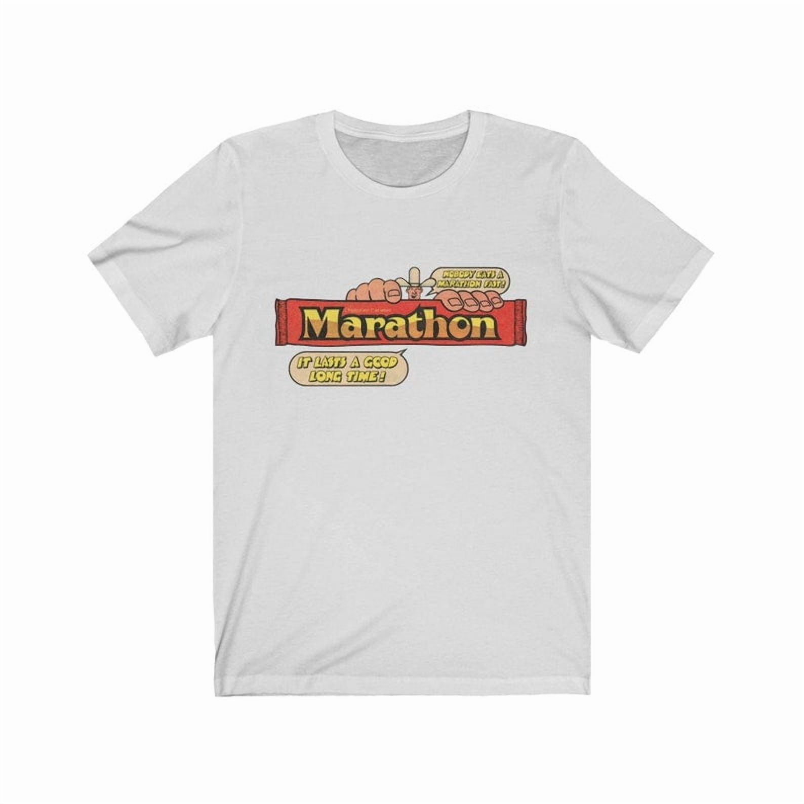 Marathon Candy Bar T-shirt Retro 80's Tee - Walmart.com