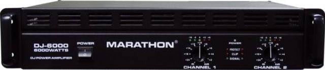 Marathon DJ-6000 Amplifier - 1800 W RMS - 2 Channel - Walmart.com