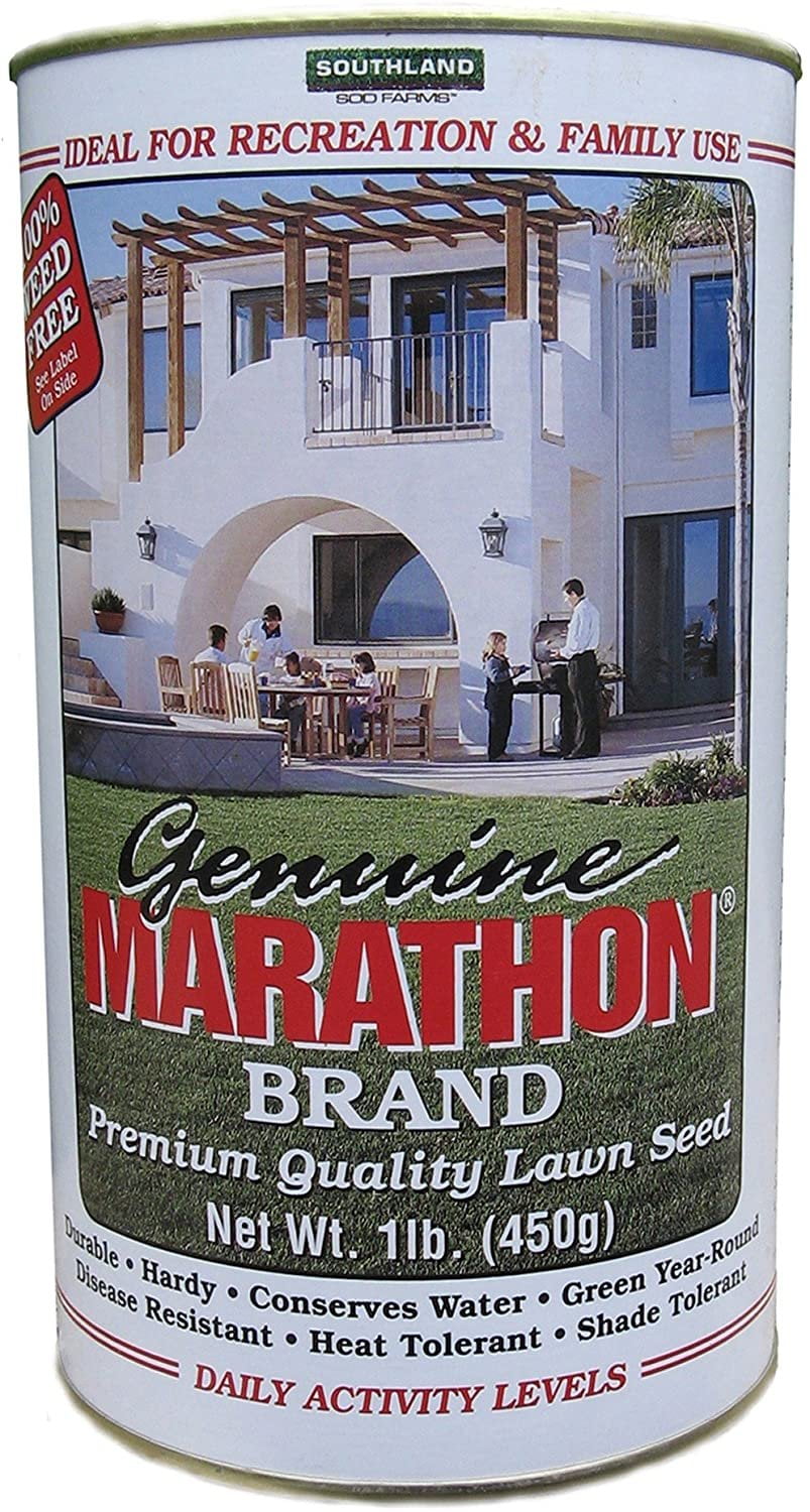 Marathon Lawn Grass Seed Can 25ea/1lb - Walmart Business Supplies