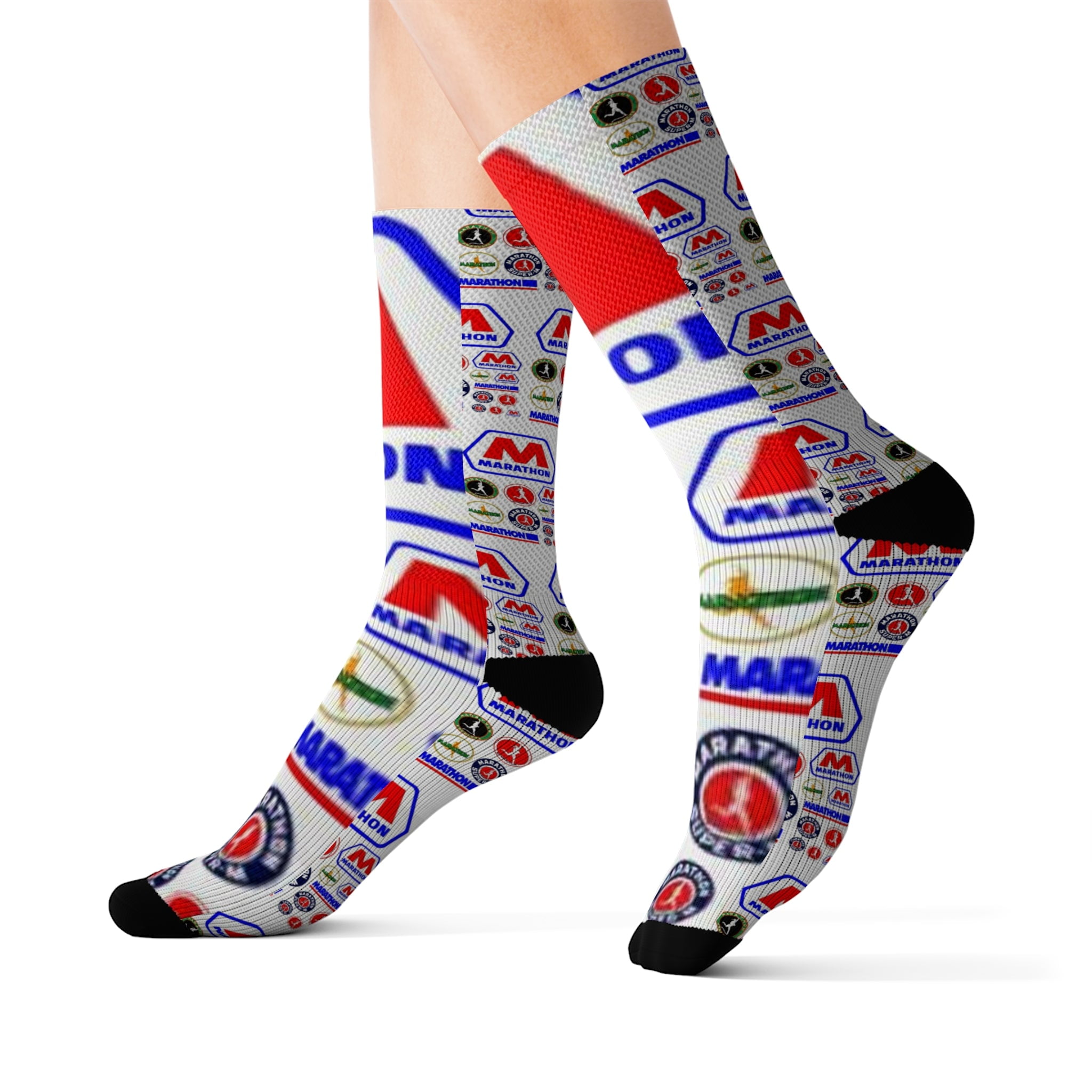Marathon Logos Sublimation Socks - Walmart.com