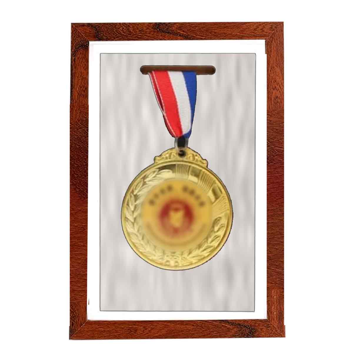 Marathon Mdf Wooden Medal Display Frame Storage Box Badge Setting Table ...