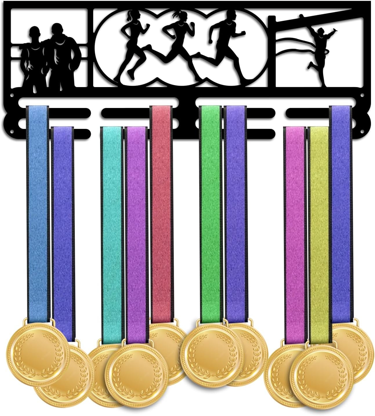 Marathon Medal Display Hanger Holder Racks Running Medal Hook Wall ...