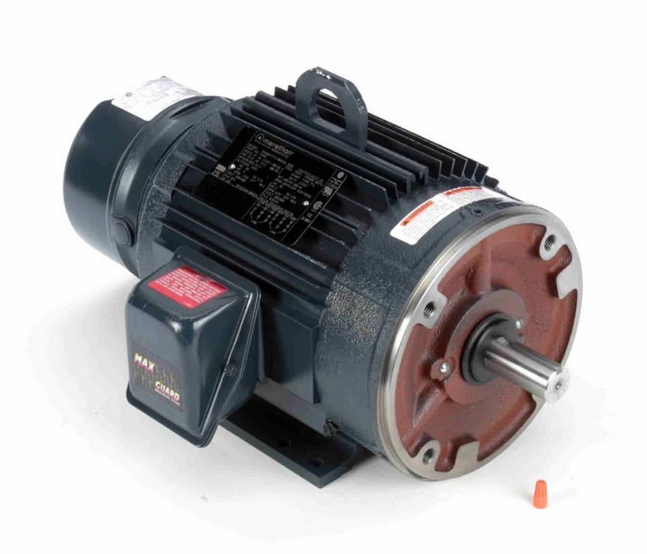 Marathon Motors MC405 3HP 1800RPM TEFC Electric Brake Motor - Walmart ...