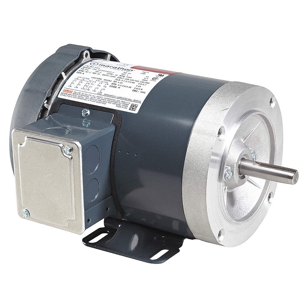 Marathon Motors MK709 K709 1 horsepower 1725RPM 56HC frame totally ...