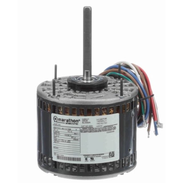 Marathon Motors MX001 Direct Drive Fan and Blower Single Phase PSC 1/4 ...