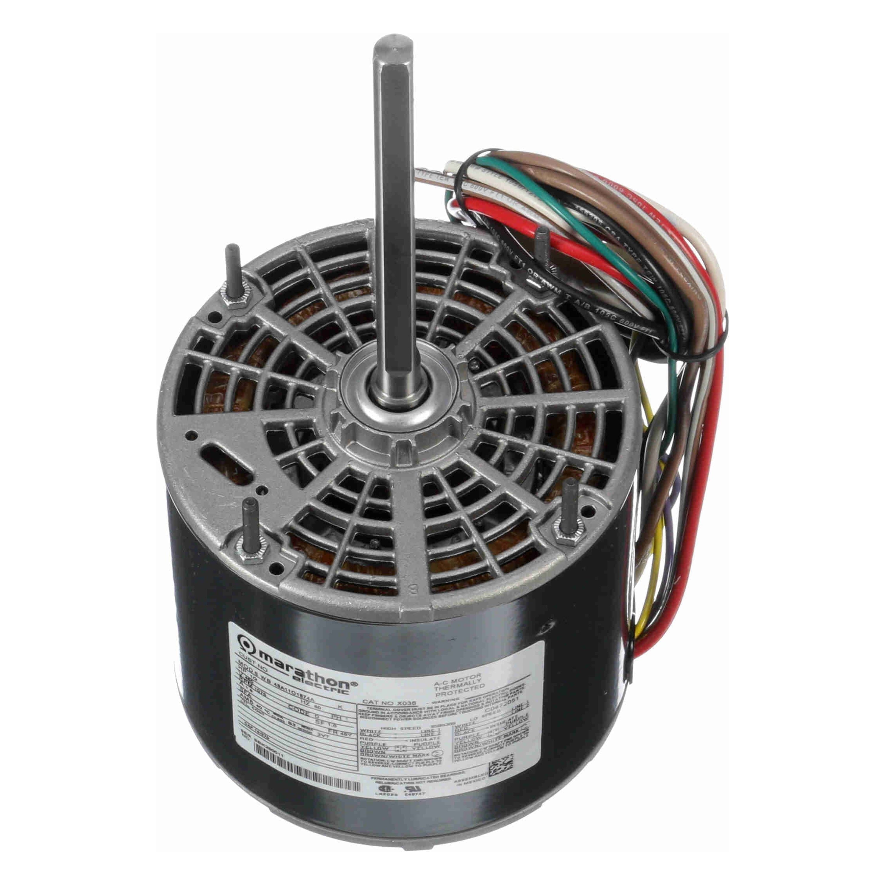 Marathon Motors MX038 X038 Fan and Blower Motor - Walmart.com