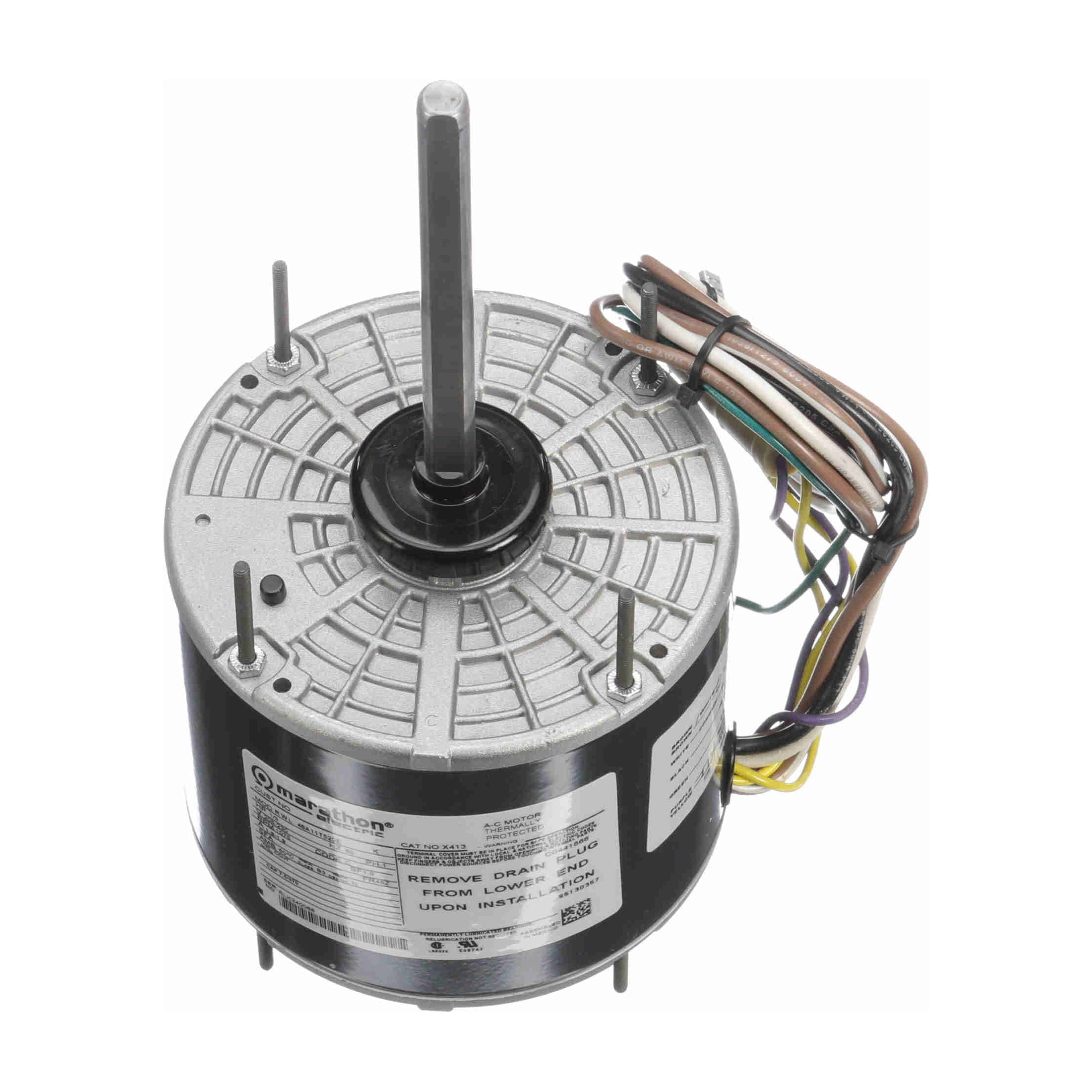 Marathon Motors MX413 X413 Condenser Fan Motor - Walmart Business Supplies