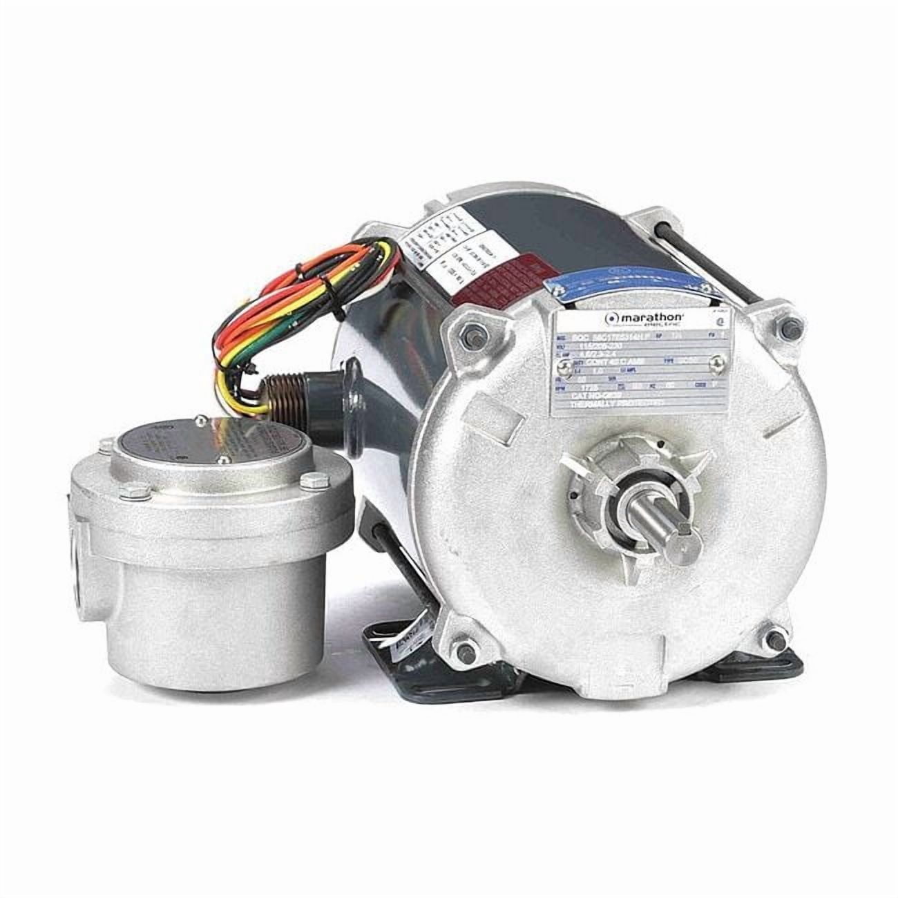 Marathon Motors Motor,1/4 HP,1725 rpm,56,115/208-230V 056C17E15503 ...