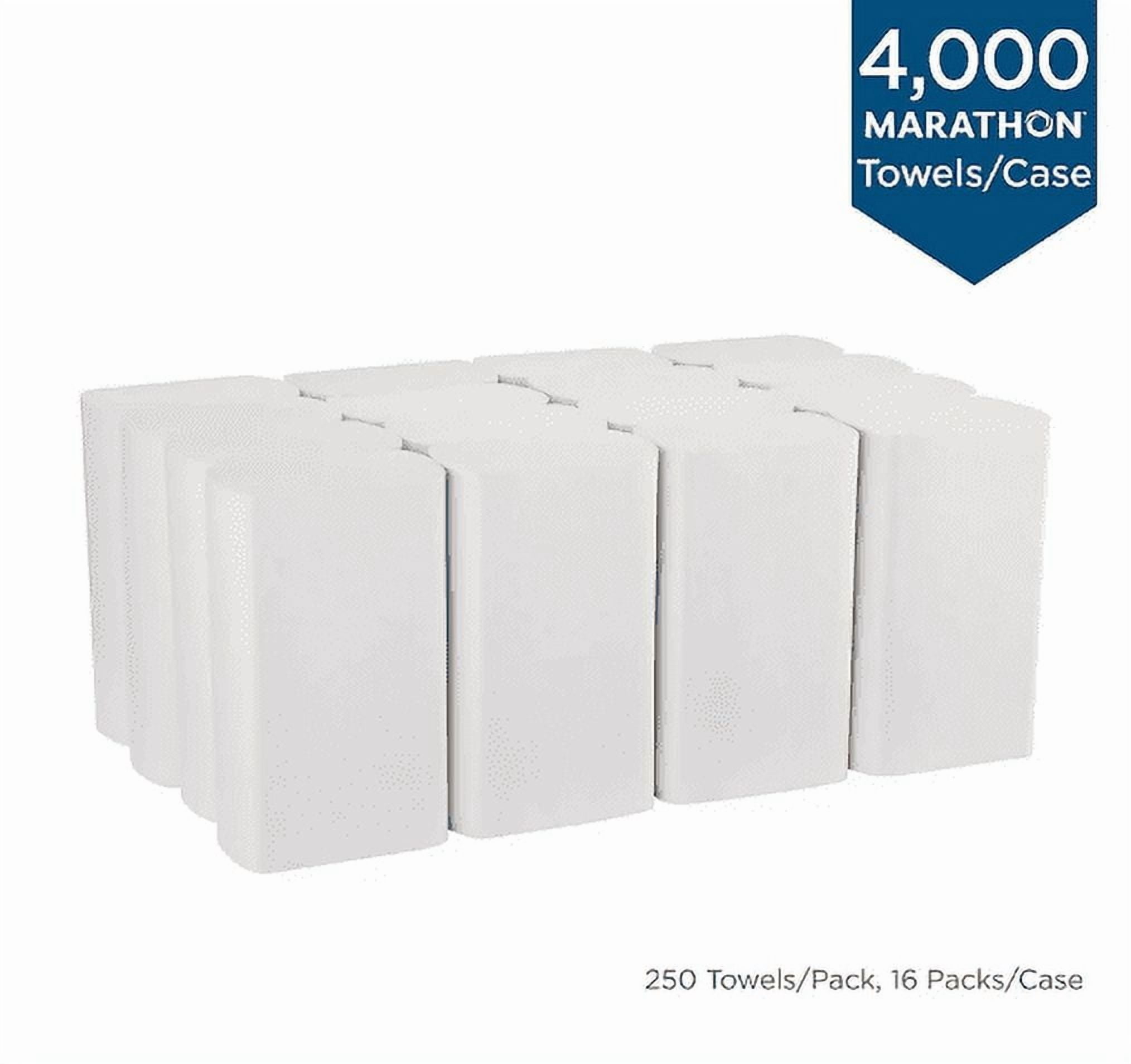 Marathon Multifold 1-Ply Paper Towels, 9.2" x 9.4" (250 towels/pk., 16 ...