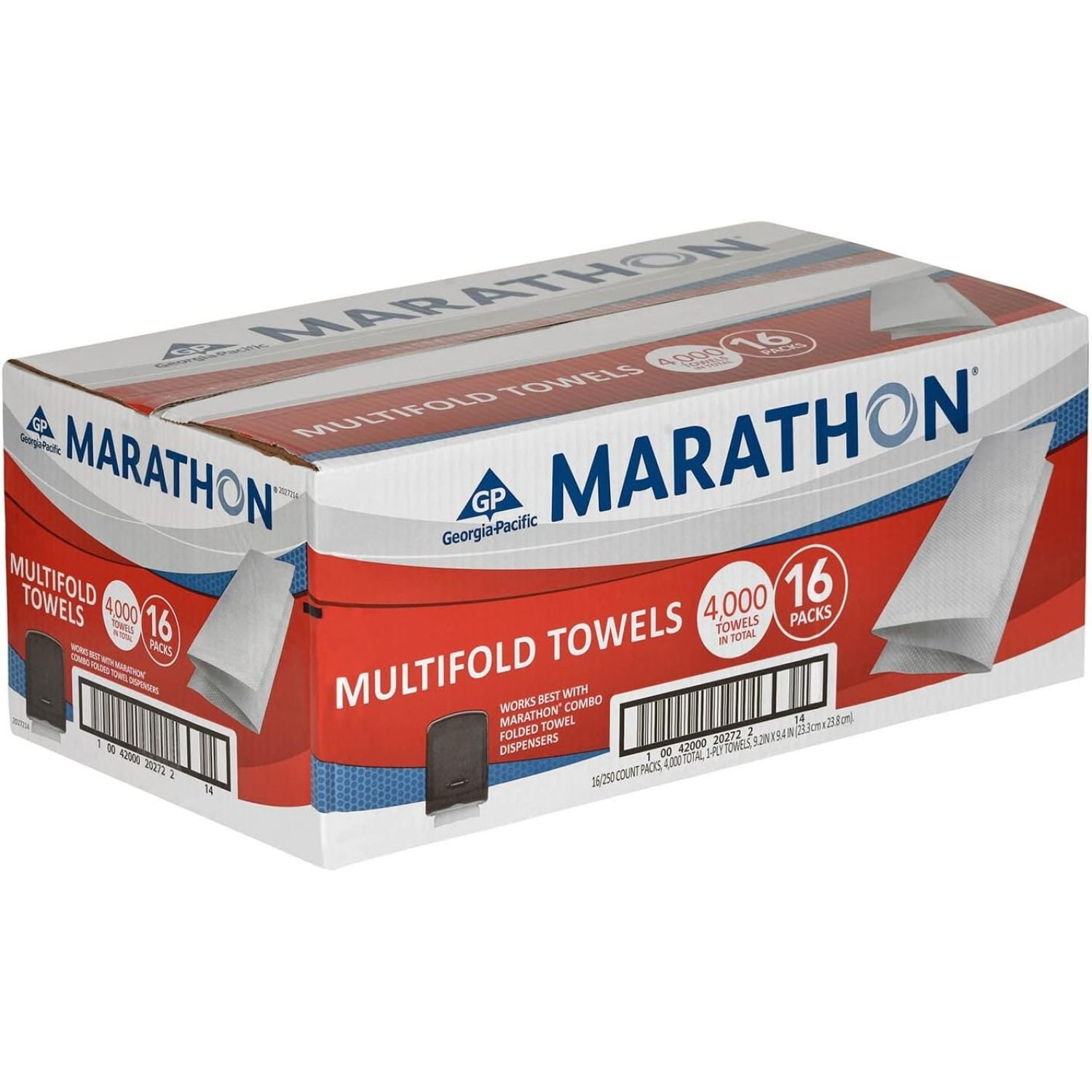 Marathon Multifold Paper Towels - 4,000 Count - Walmart.com