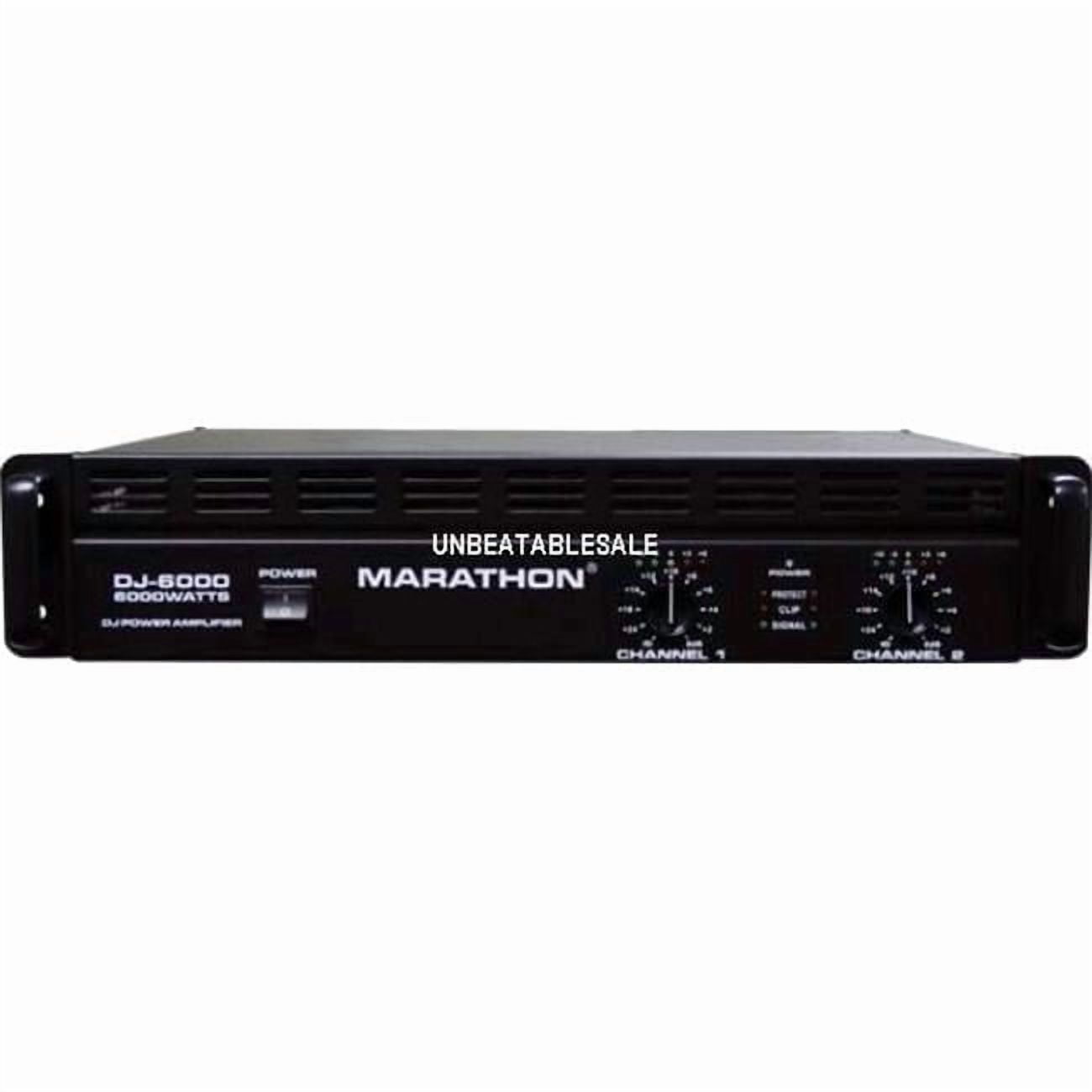 Marathon Professional Audio Control Power Amplifier, 700W per Channel ...