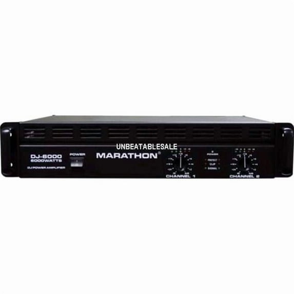 Marathon Professional Audio Control Power Amplifier, 700W per Channel ...
