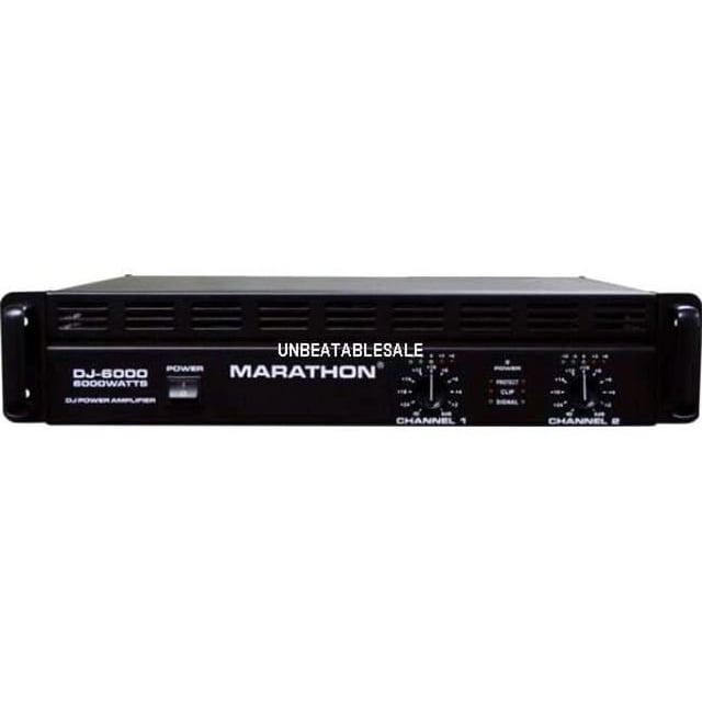 Marathon Professional Audio Control Power Amplifier, 700W per Channel ...