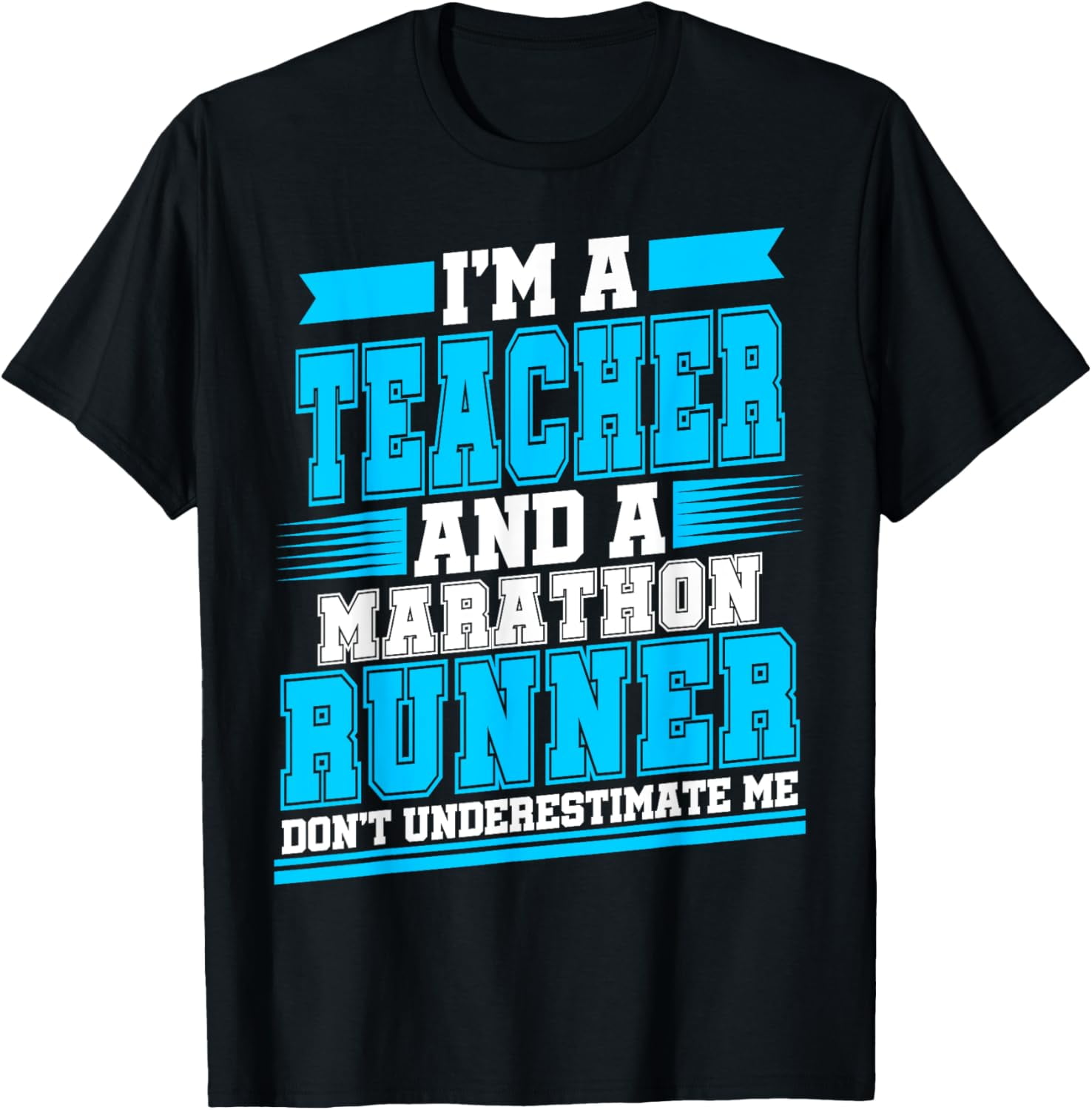 Marathon Runner Teacher Running Half First Race T-Shirt men and women ...