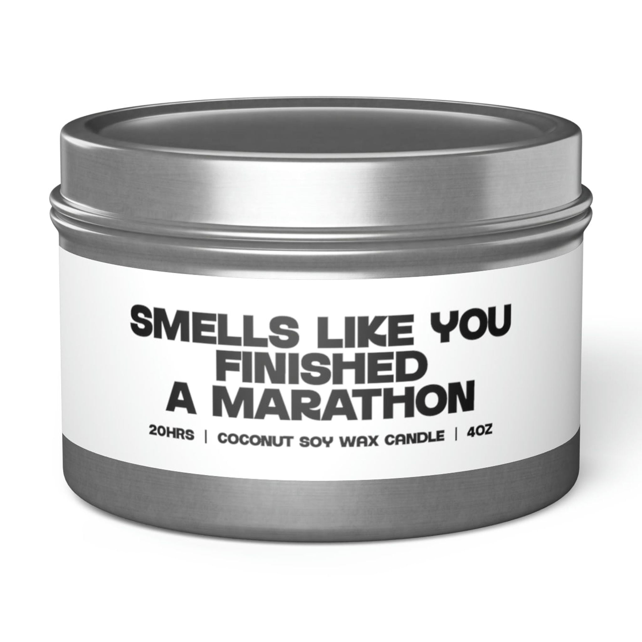 Marathon Runner Tin Candle Gift Decor Vanilla Coffee Scented - Walmart.com